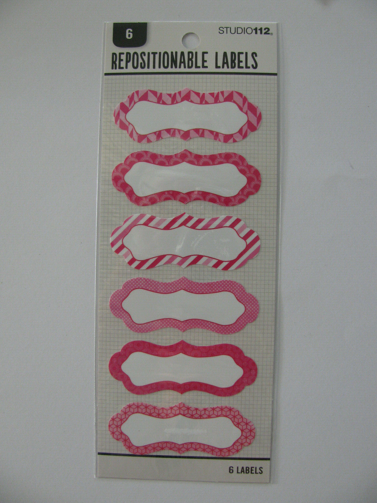 Studio 112 K&Company REPOSITIONABLE LABELS 6 Pieces U CHOOSE | eBay
