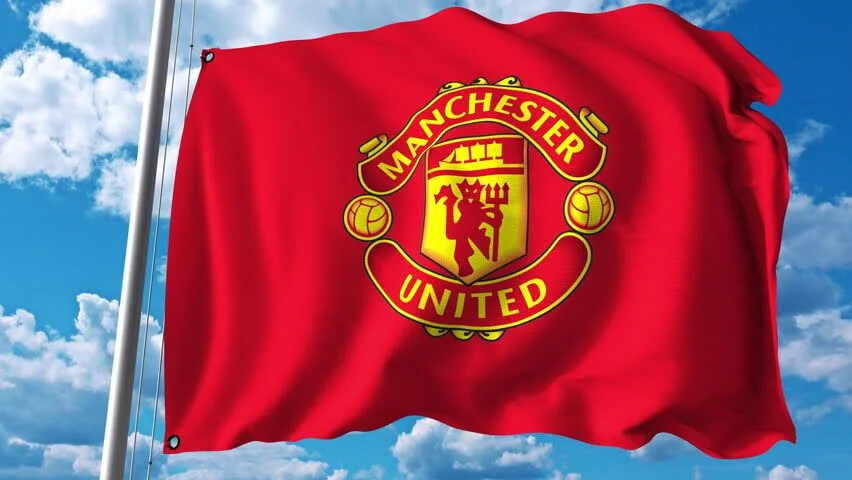 Man Utd Flag Manchester United Logo Stock Illustrations – 244