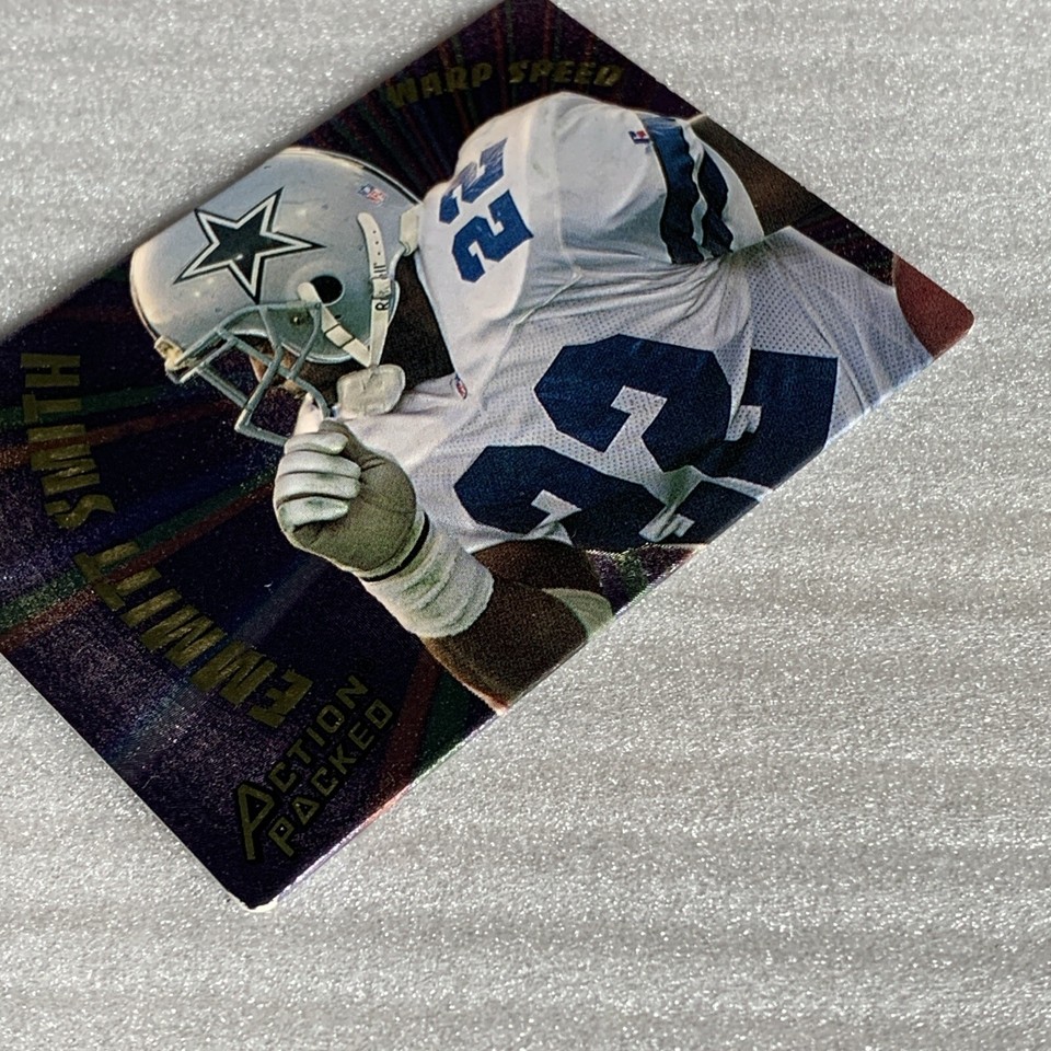 1994 Action Packed Emmitt Smith #FB943 Prototype Promo Card Rare ...