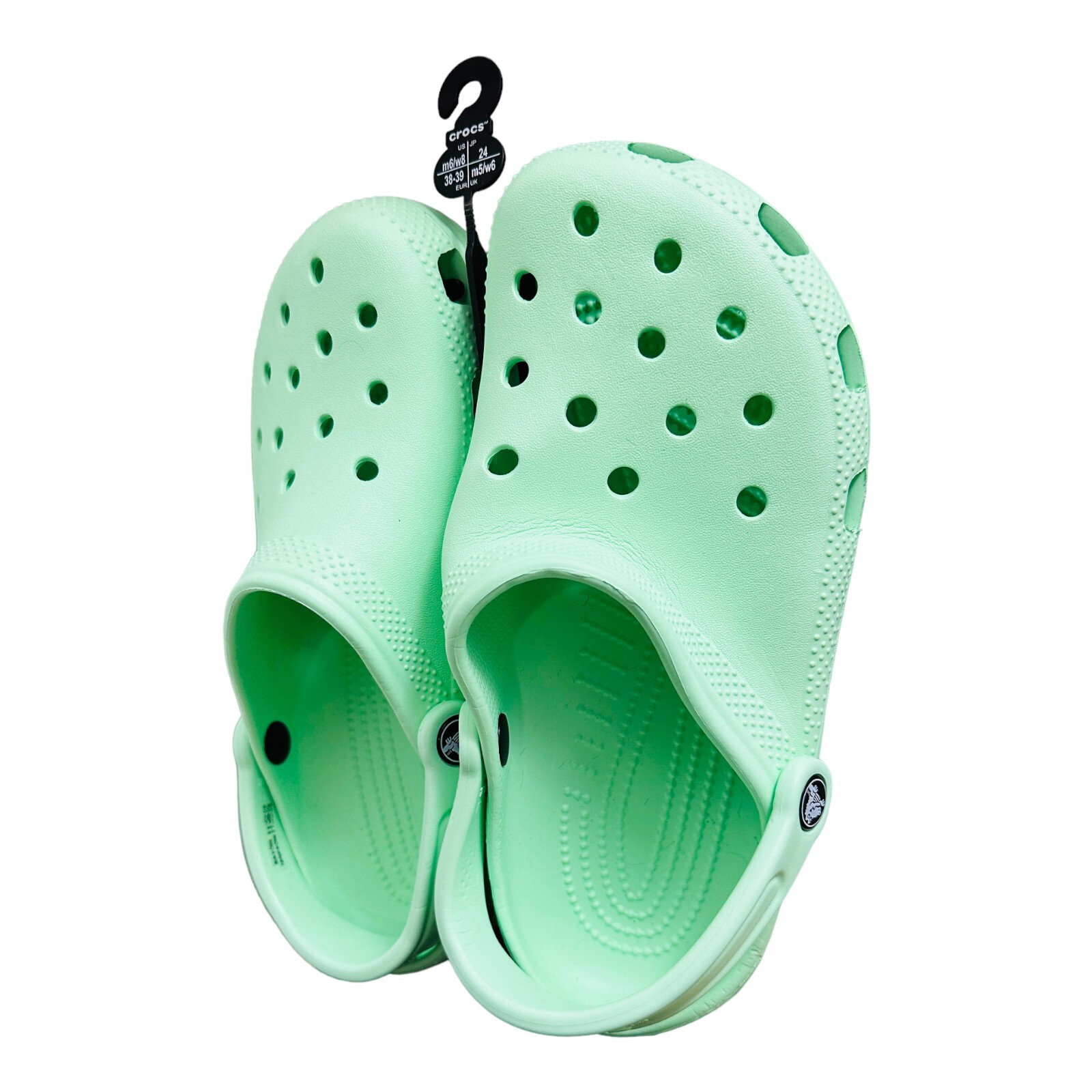Unisex Classic Clog W/Strap Neo Mint Croc 10001-3TI "" M6/W8 for sale ...