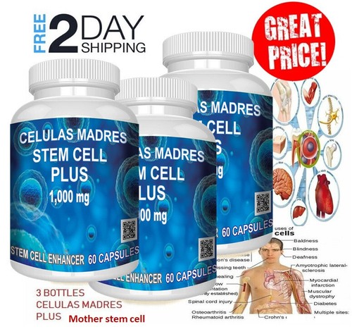 3 Celulas Madres, Biomatrix,Madre Cell AFA Biostron Health Stem cell ...