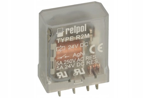 Relais Relpol R2M-2012-23-1024 2 contacts de commutation 24V DC 5A | eBay