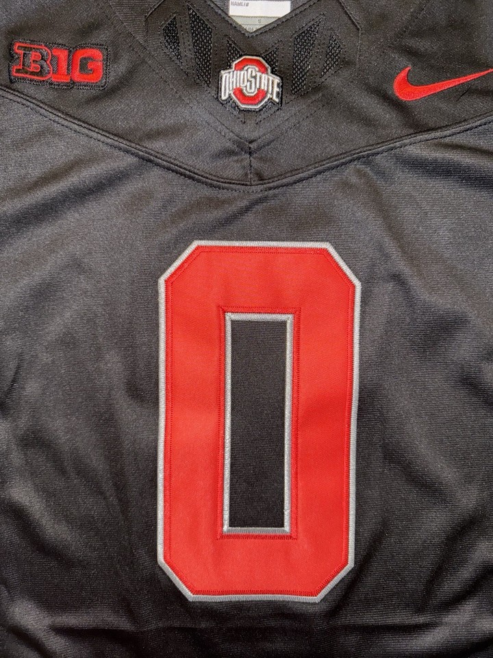 Sonny Styles Black 'Block O' Ohio State OSU Jersey Buckeyes Stitched 0 ...