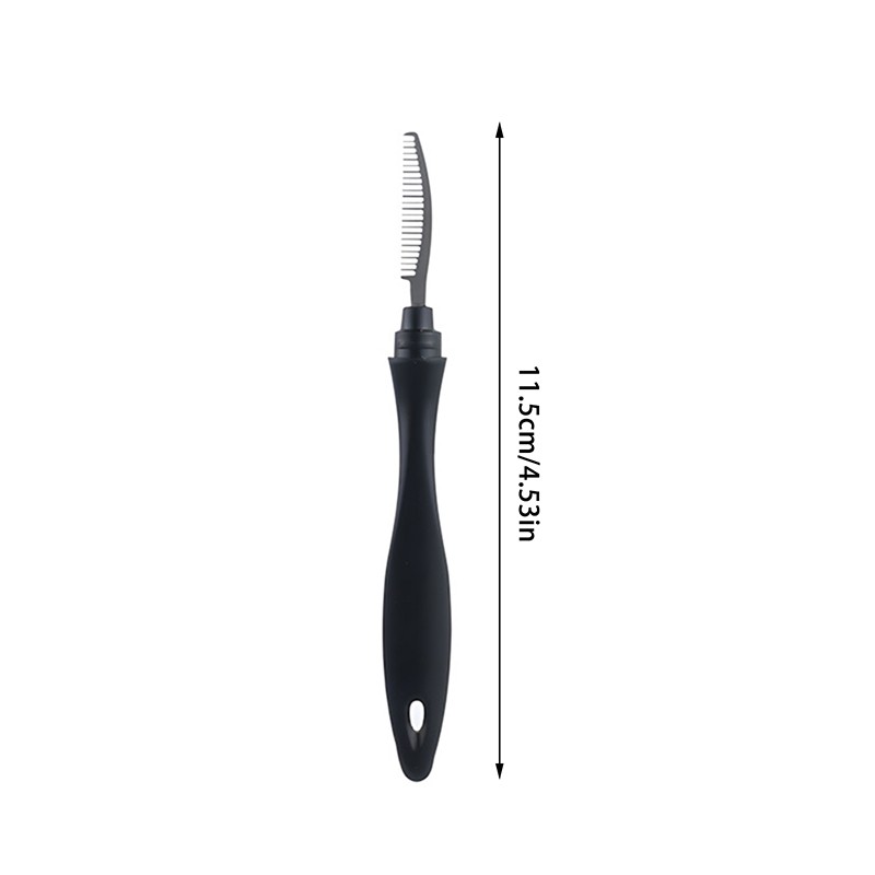Black Spiral Eyebrow Brush With Transparent Dust Cover Brow Comb ...