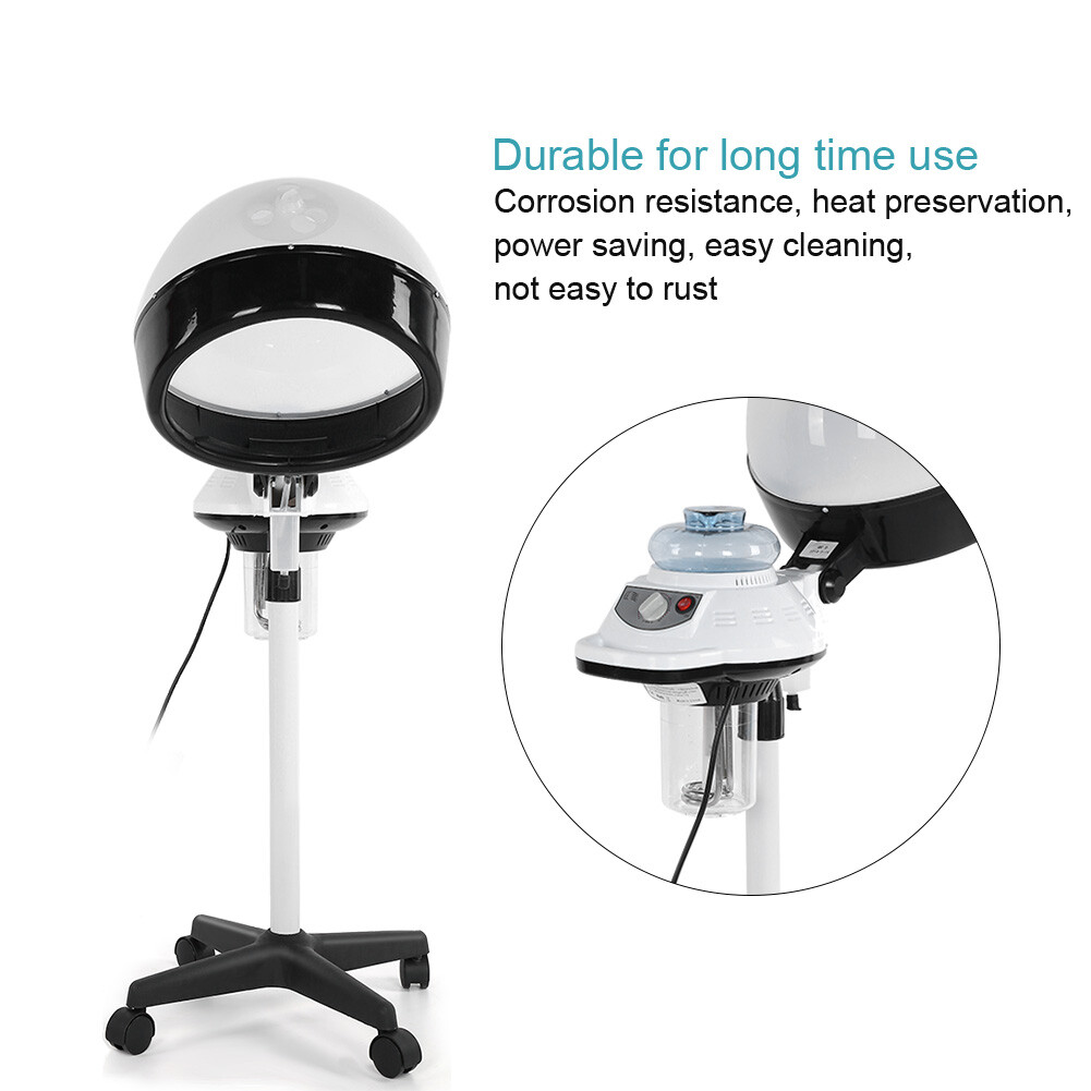 Pro Salon Hair Steamer Rolling Stand Base Hairdressing Care Device ...