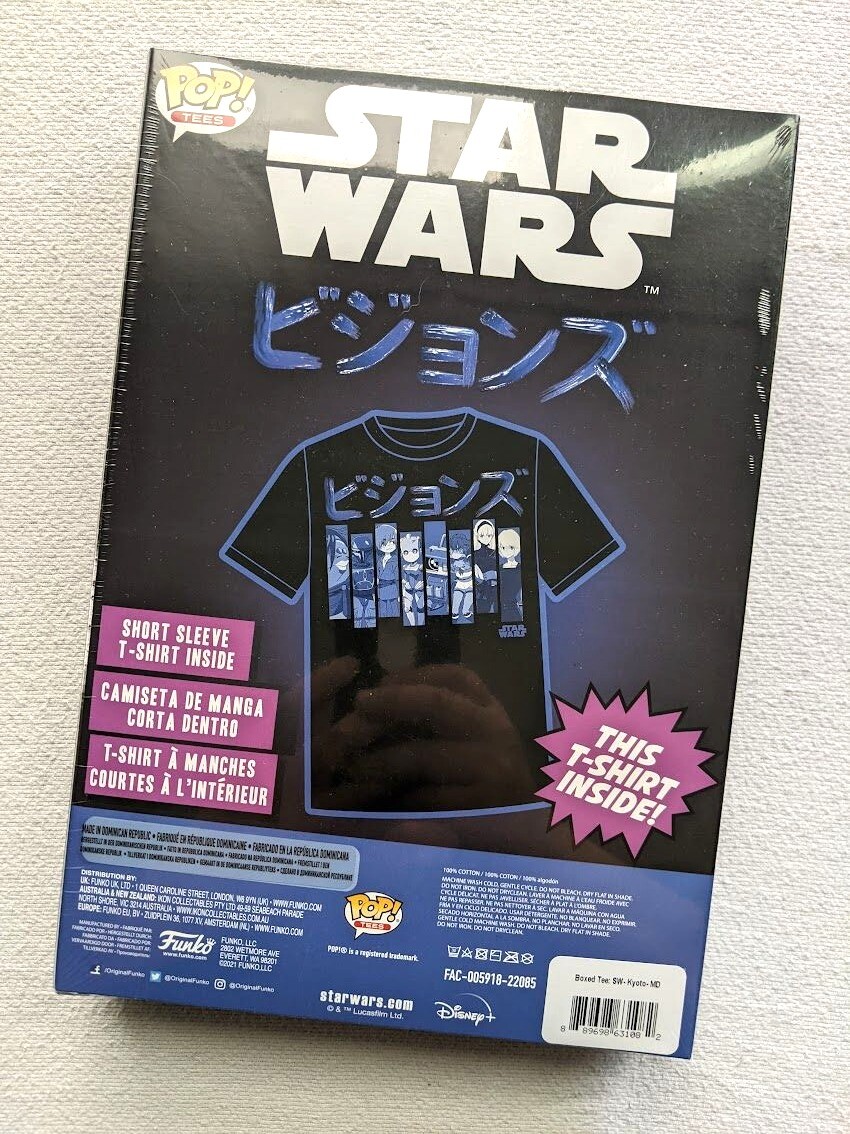 Funko POP TEES Star Wars Visions Anime Kyoto Animation Short Sleeve T ...
