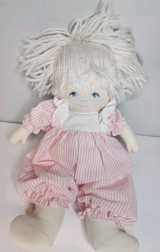 Dolls By Pauline Bjonness-Jacobsen Sleep Awake 13" Cloth Double Sided ...