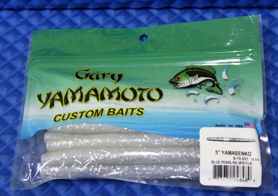 Gary Yamamoto 5" Yamasenko Custom Baits 9-10 Series 10 Pack CHOOSE YOUR ...