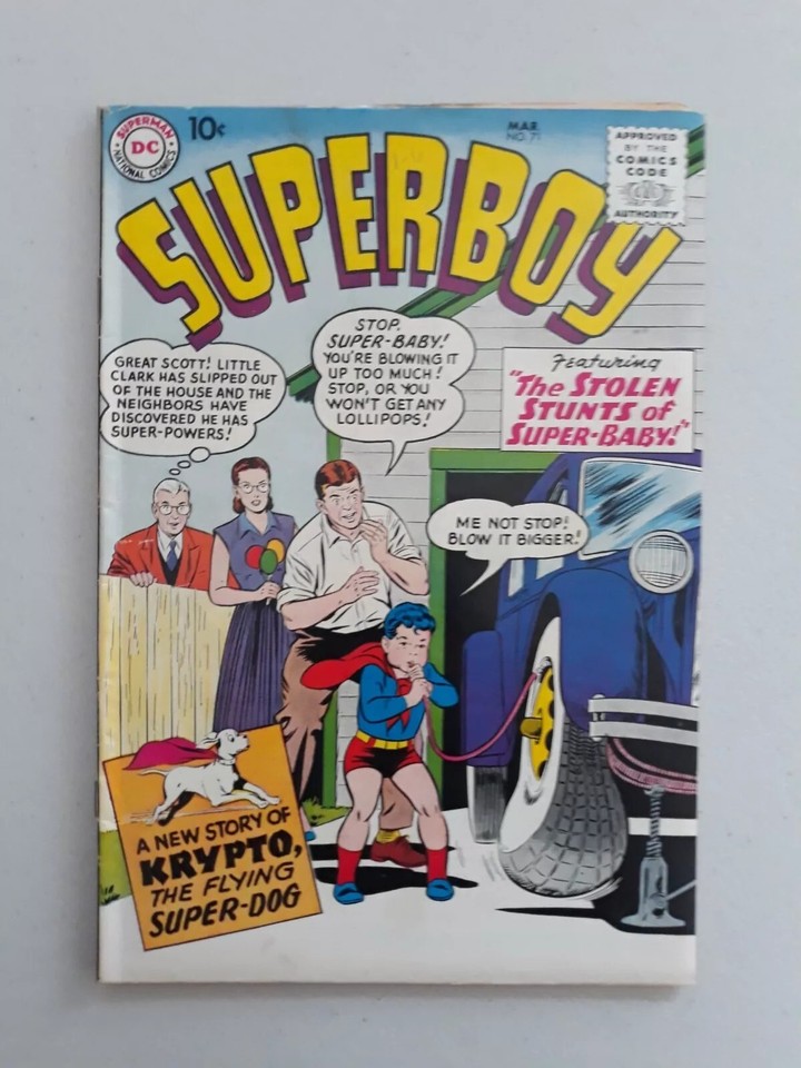 Superboy 67, 71, 73, 76, 80, 92, 93, 94 DC Comics Nice 10 Cent Lot 1958 ...