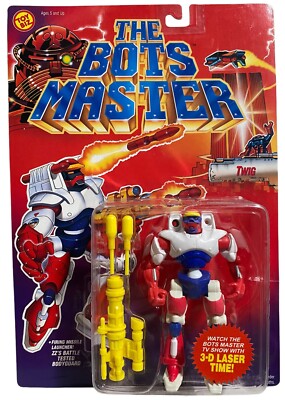 Bots Master Twig Vtg 1994 Action Figure NEW ZZ's Bodyguard Boyzz Robot ...