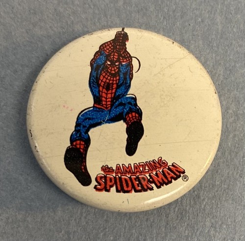 Vintage 1978 The Amazing Spider-Man Pin Pinback Button Marvel Comic | eBay