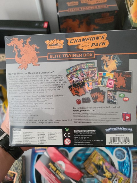 Pokémon TCG Champion's Path Elite Trainer Booster Box - 10 Pack for ...