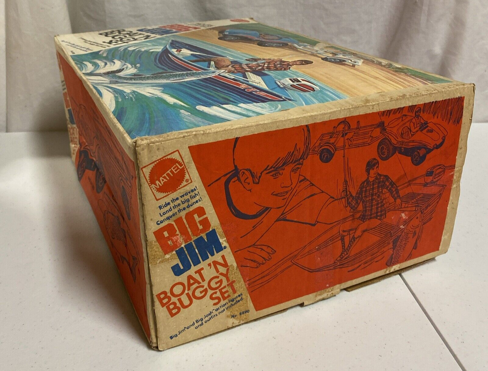1973 MATTEL BIG JIM "Boat 'N Buggy Set" in Original Box NEAR COMPLETE 1970s | eBay
