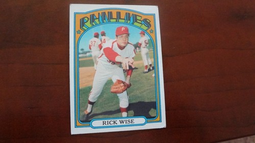 1972 TOPPS # 43 RICK WISE BASEBALL CARD | eBay