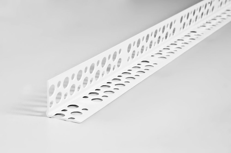 Render Corner Bead PVC White 25x25mm 2.5m Plastic Trim (Pack of 10 ...