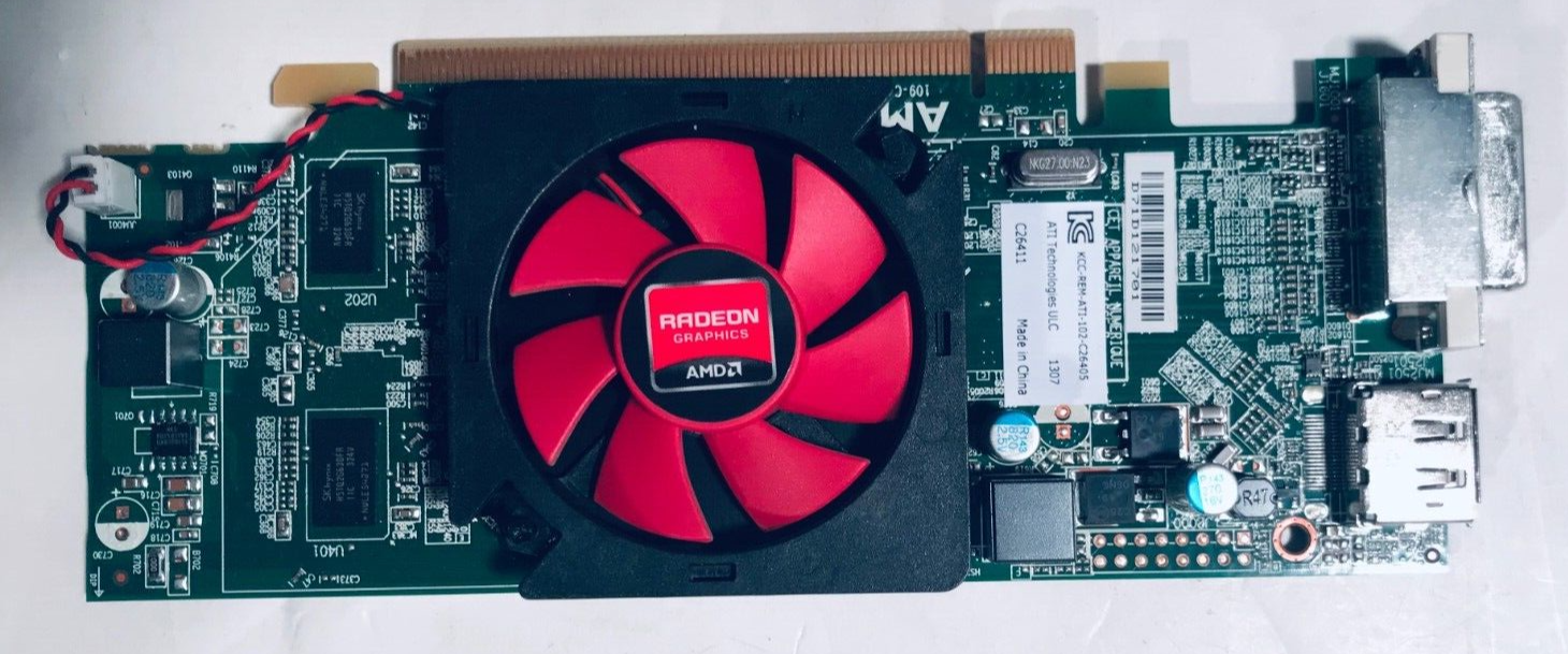AMD Radeon DVI Graphics Video Card 1GB 109-C26457-01 Model: C264 Low ...