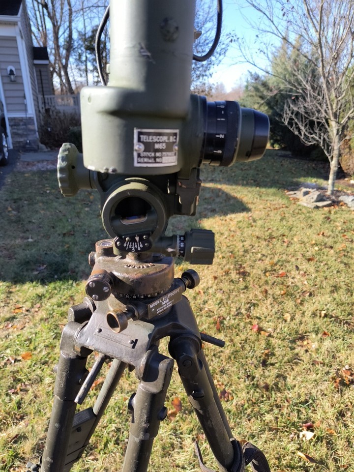Military M65 Binocular Periscope Trench Artillery Battery M17 Tripod ...
