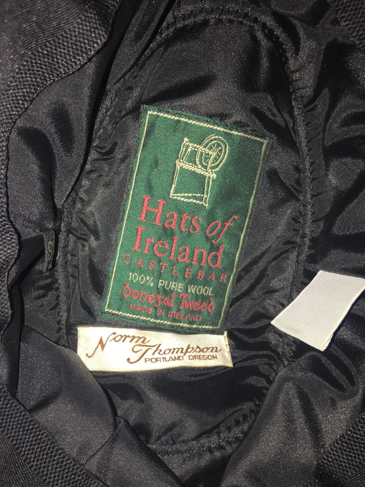 Vintage Hats of Ireland Castlebar 100% Pure Wool Done… - Gem