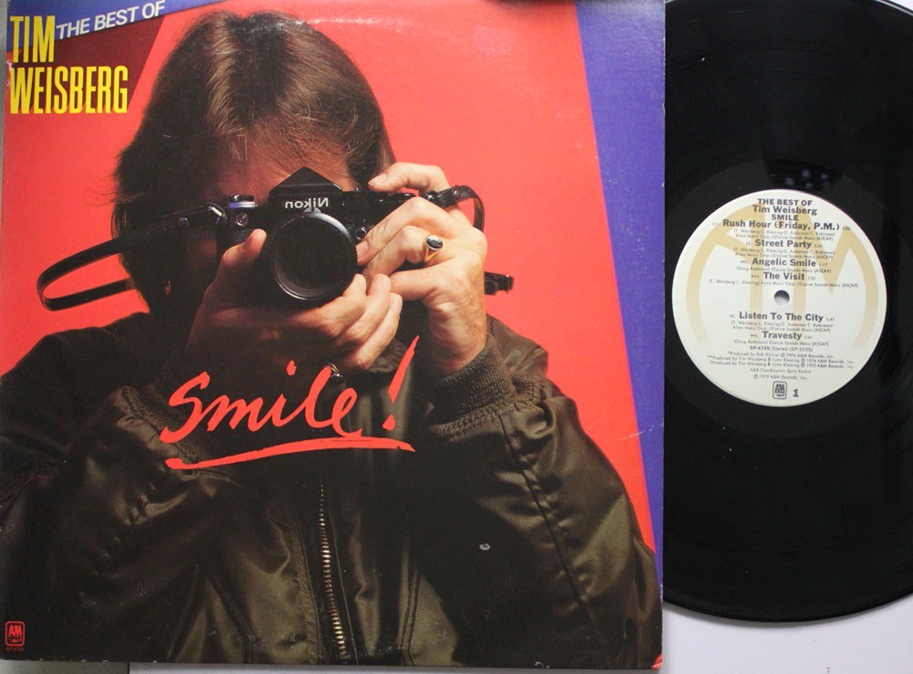 Rock Lp Tim Weisberg The Best Of Tim Weisberg; Smile On A&M | eBay