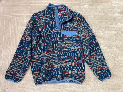 Patagonia Kid's Lightweight Synchilla Snap-T Fleece 'Lagom Blue' Pull ...