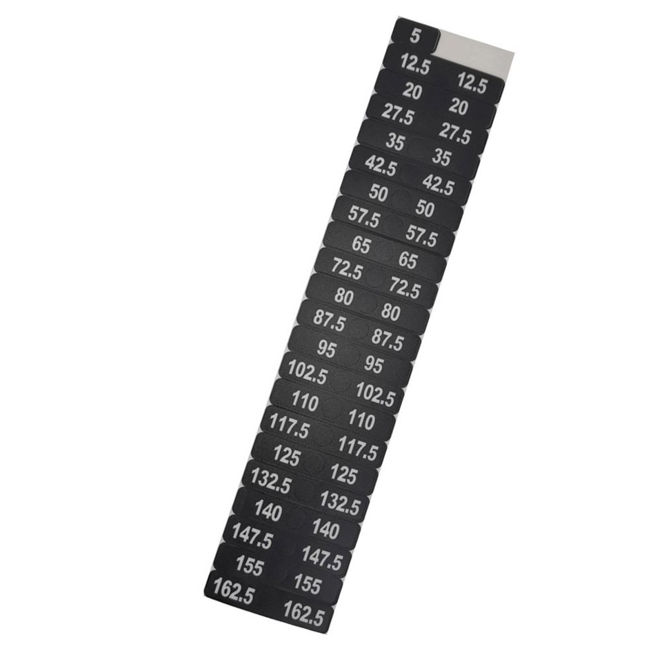 Gym Weight Labels Fitness Equipment Labels Clear Marking Easy To Use ...