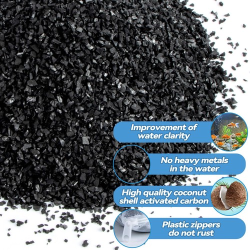 Activated Carbon Pellets – Aquarium Filter Media for Fish Tanks (0.9 lb ...