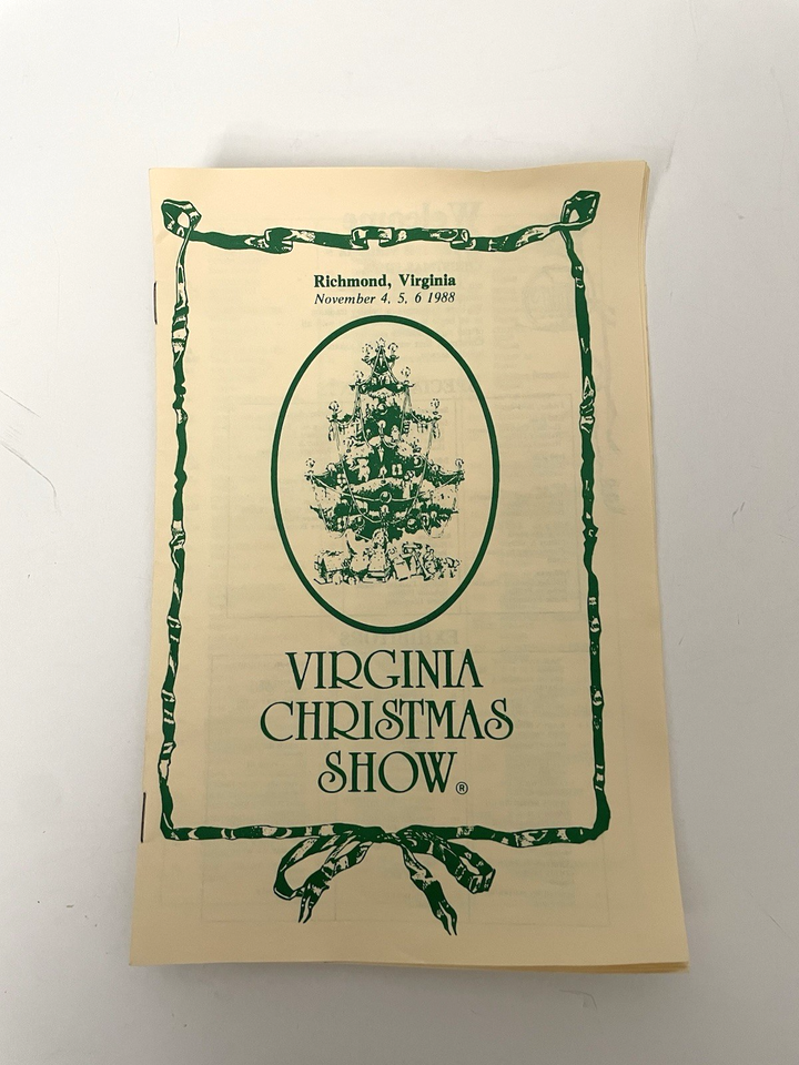 Vtg Handmade Potholders Trivets 2 Virginia Christmas Show 1988 Tree ...