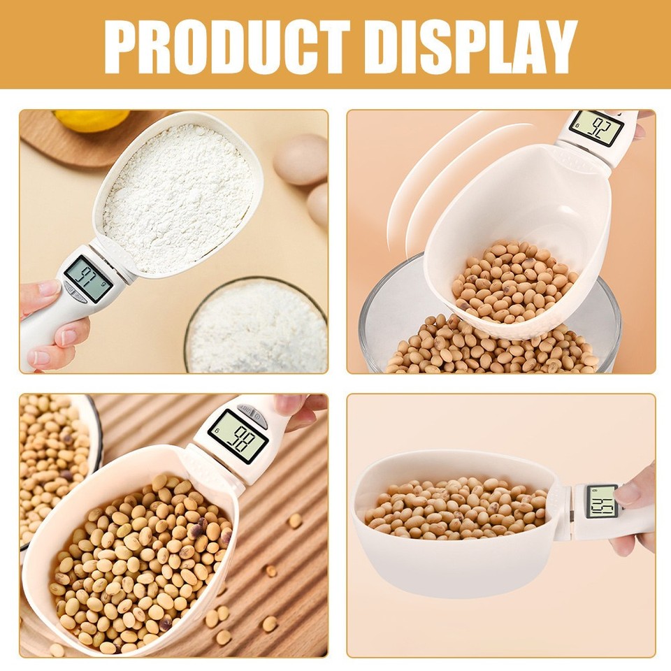 Electronic Measuring Spoon Kitchen Food Scale High Precision Weighing ...