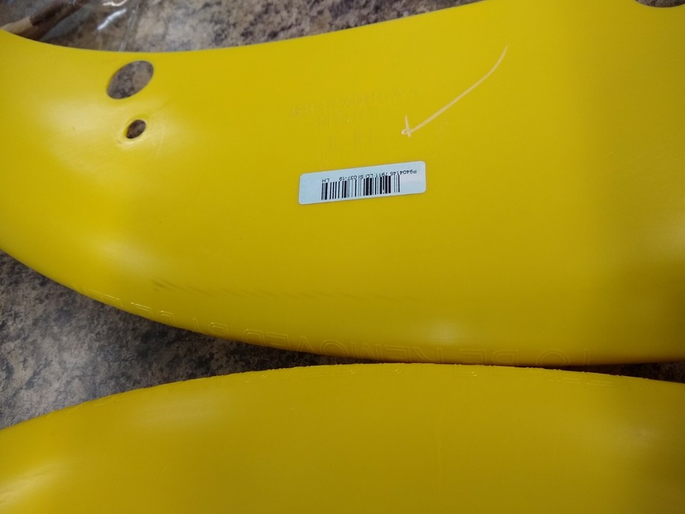 Yellow Chin Splitter Guards Dodge Challenger Mopar | eBay