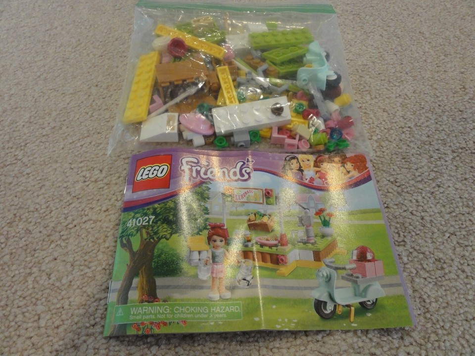 LEGO FRIENDS MIA’S LEMONADE STAND (41027) – COMPLETE SET WITH ...
