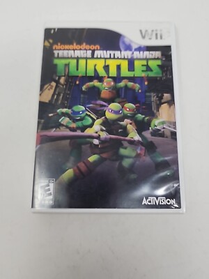 Nickelodeon Teenage Mutant Ninja Turtles TMNT Nintendo Wii Game no ...