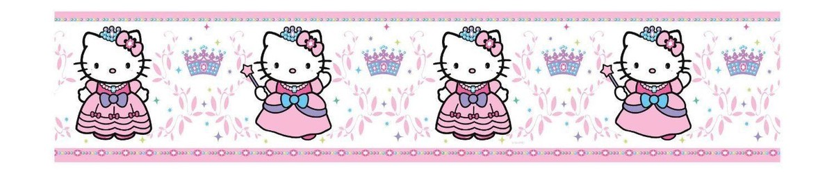 Hello Kitty Purple Wallpaper Border