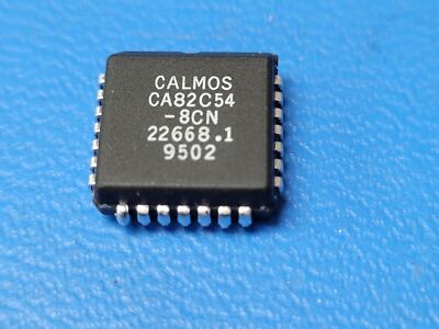 (1 PC) CA82C54-8CN CALMOS Programmable Timer, 3 Timer(s), CMOS, PLCC-28 ...