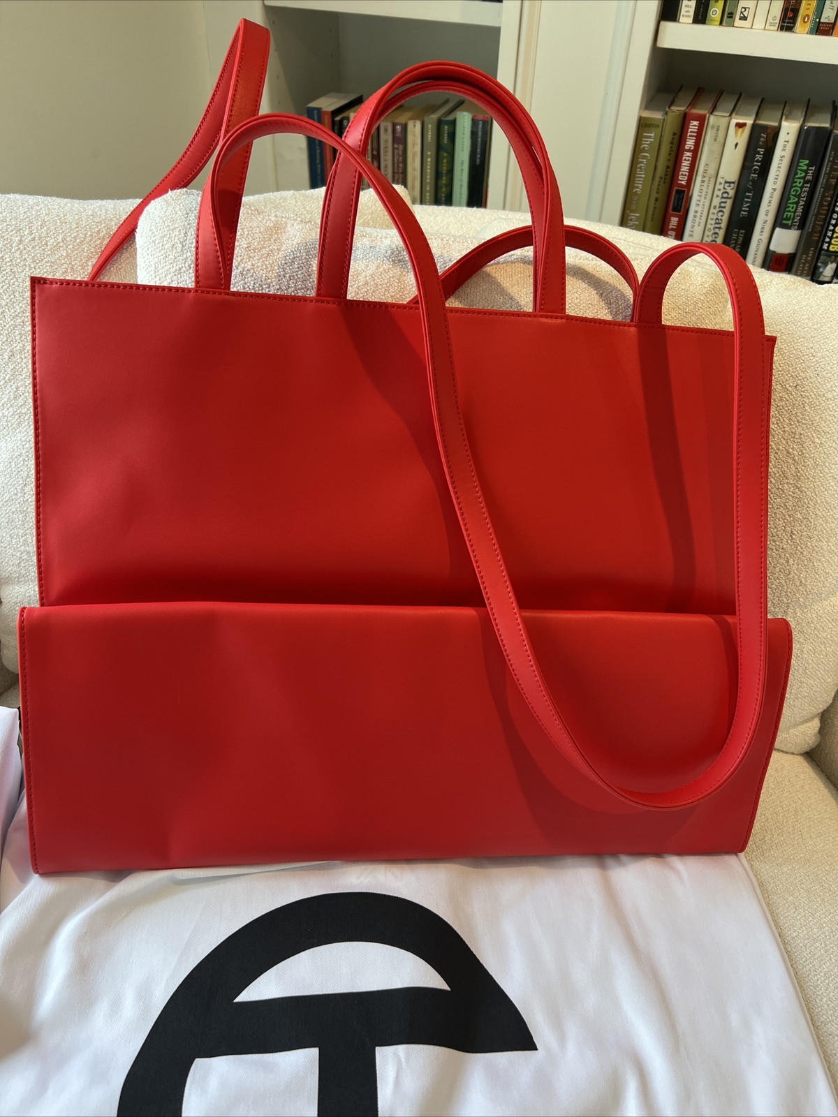 TELFAR Shopping Bag Tote * Large Sz * Cherry Red * NWT | eBay