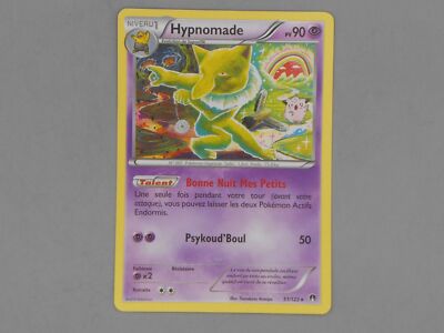 Pokemon Hypnomade - Niv. 1 - 51/122 Etoile - 2016 | eBay