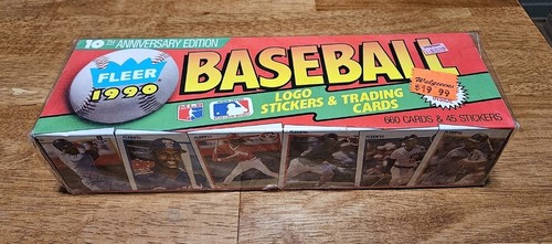 1990 Fleer Baseball Complete Set New Factory Sealed Mint 660 Cards + 45 ...