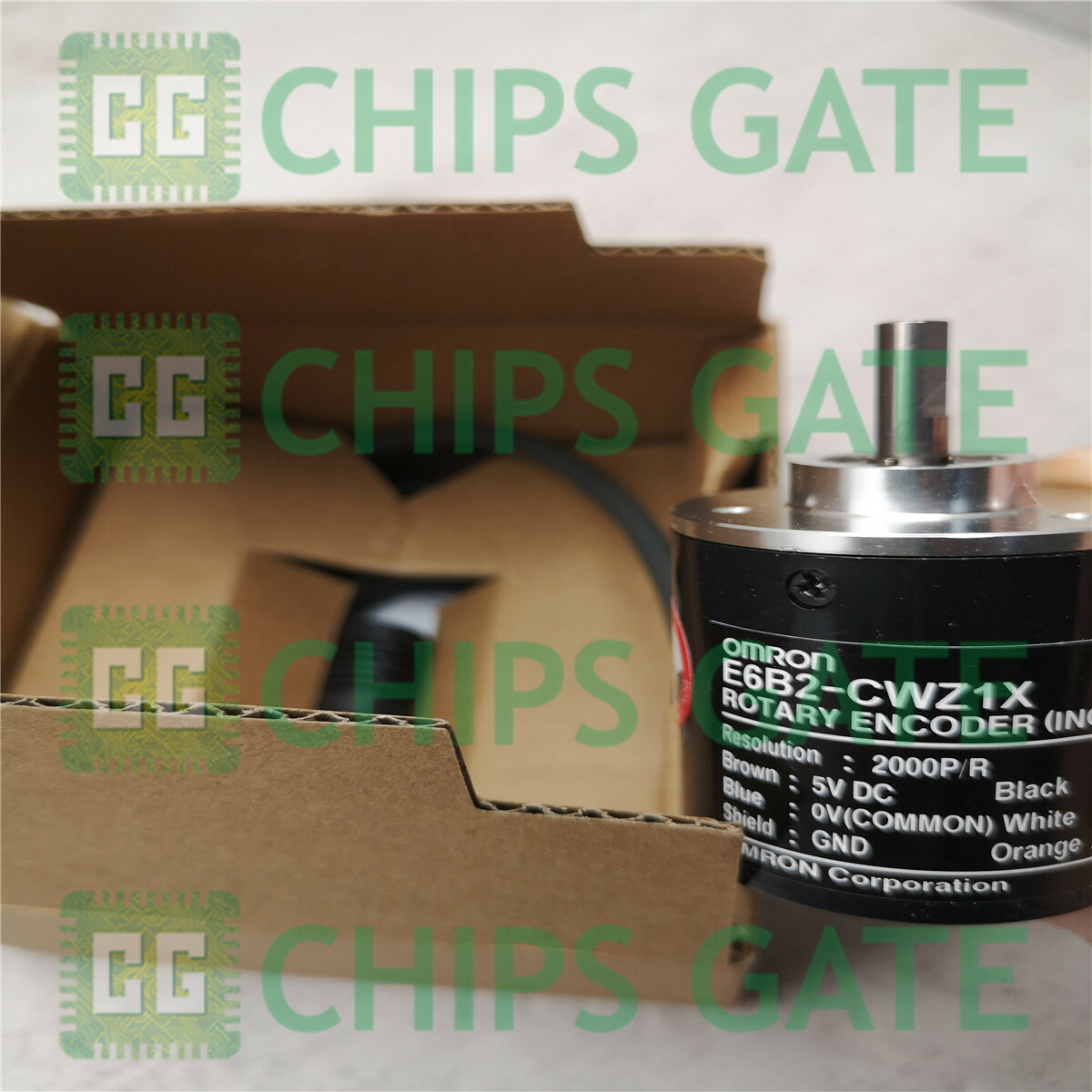 1PCS OMRON Rotary Encoder E6B2-CWZ1X 2000P/R E6B2CWZ1X 5VDC New in box ...