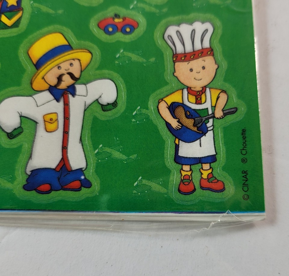 Sandylion Caillou 2 Sheet Sticker Pack - New and Sealed - 2003 | eBay
