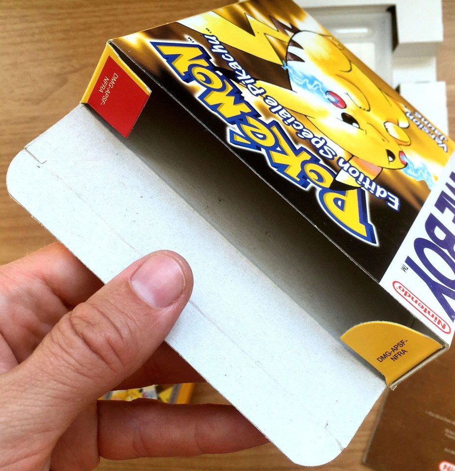 POKÉMON VERSION JAUNE ÉDITION SPÉCIALE PIKACHU COMPLET GAMEBOY PAL FRA ...