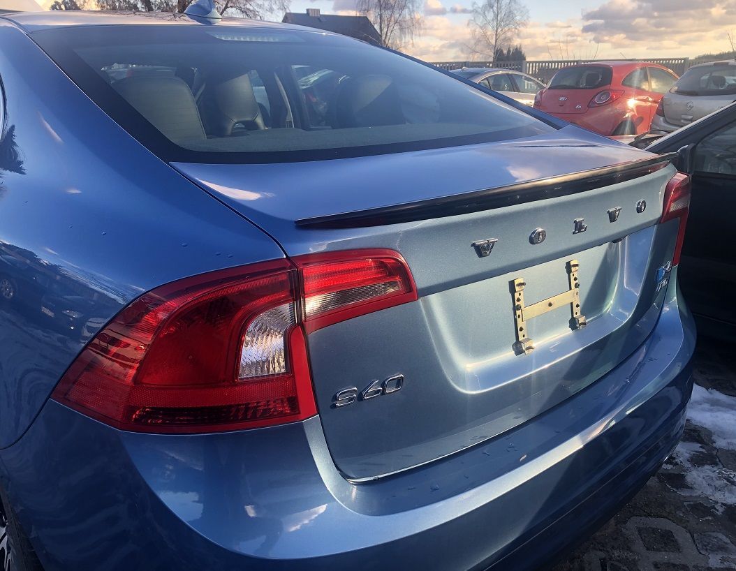 Fiberglass R Style Rear Trunk Spoiler Boot Aerofoil for Volvo S60 MK2 ...