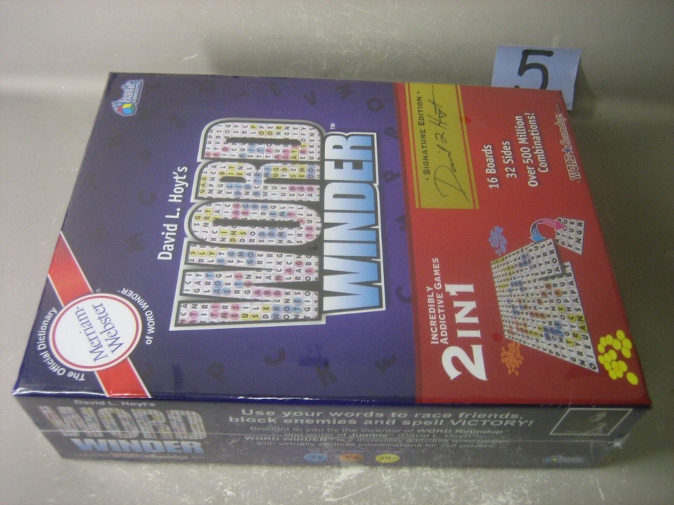 WORD WINDER 2 in 1 Incredibly Addictive Games, Signature Edition David ...