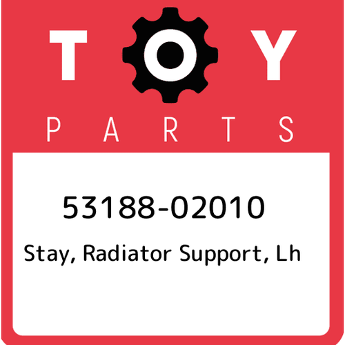 53188-02010 Toyota Stay, radiator support, lh 5318802010, New Genuine ...