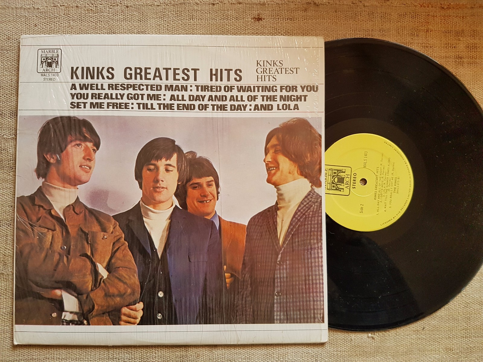 The Kinks ‎– Kinks Greatest Hits Etichetta: Marble Arch Records ‎– MALS ...