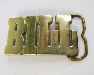 Belt Buckle Bill Name Solid Brass 1.5" x 3" Vintage 1980's | eBay
