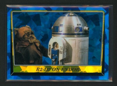 R2-D2 on Endor 2023 Topps Chrome Star Wars ROTJ Sapphire BASE #146 | eBay