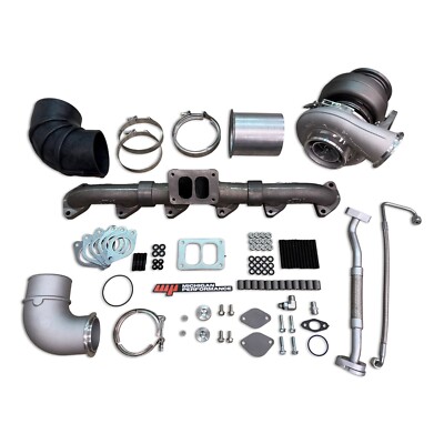 Hi-Flow C13 C11 CAT Single Turbo and Install Kit 2293567 New BW 171701 ...