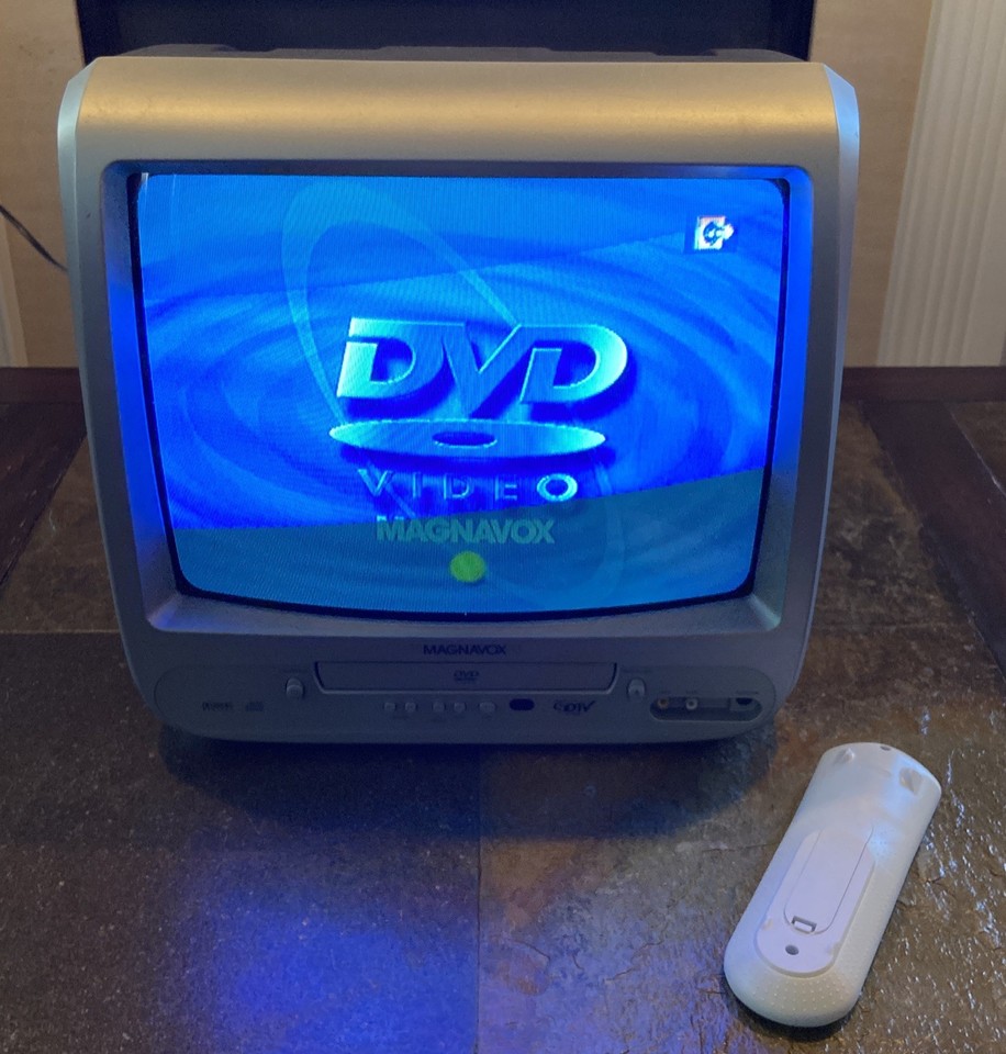 Magnavox CD130MW8 13" CRT TV/DVD Combo for Retro Gaming with Remote | eBay