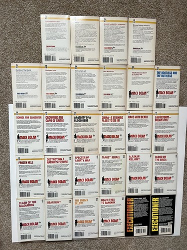 Don Pendleton Lot Of 16 Vintage PB Books Mack Bolan Executioner Series ...