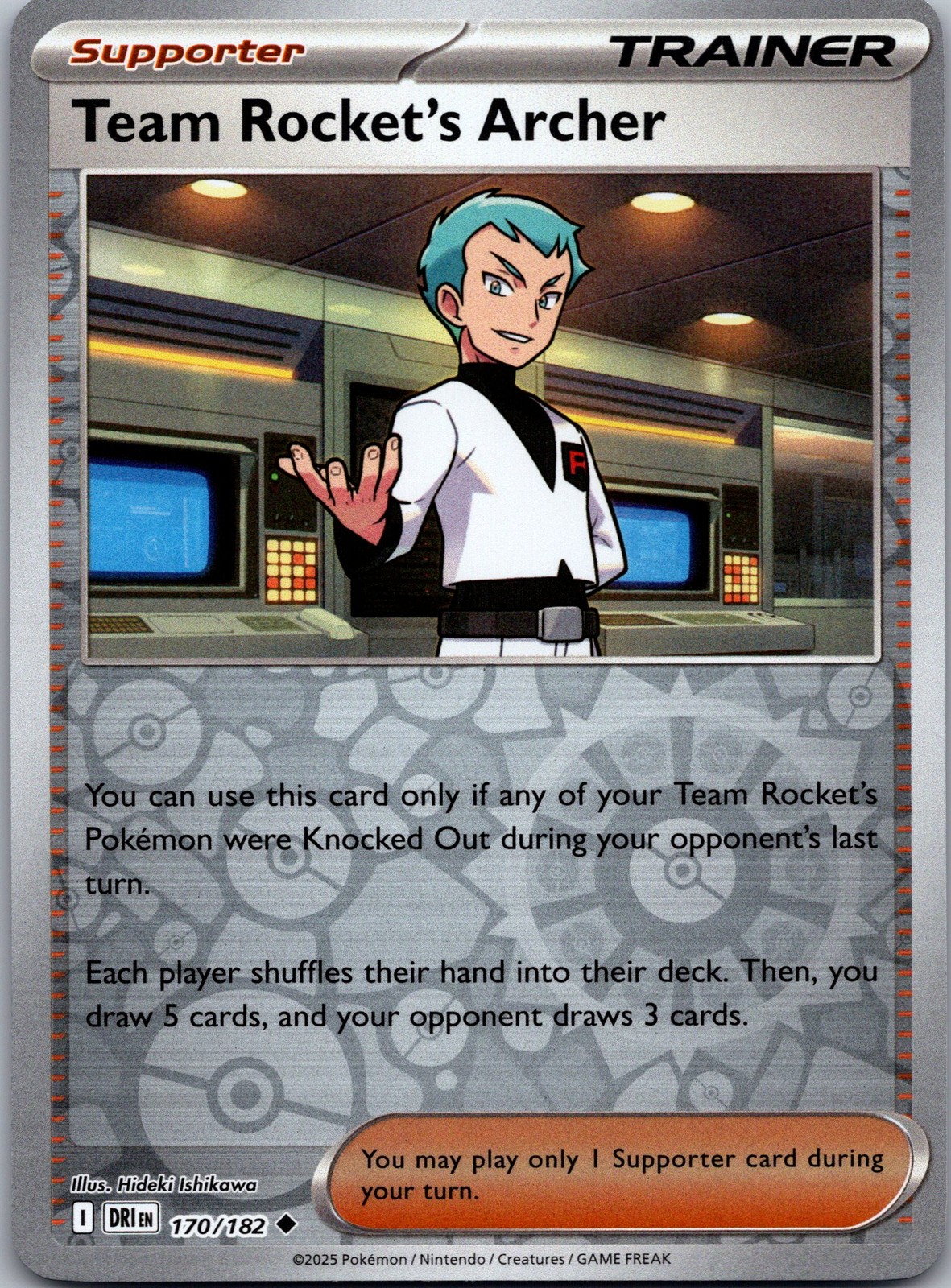 Team Rocket's Archer 2025 Scarlet & Violet: Destined Rivals #170/182 ...