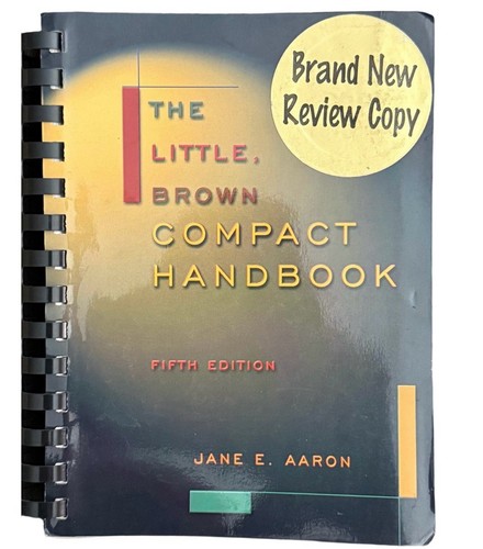 The Little, Brown Essential Handbook – Compact Writing & Research Guide ...